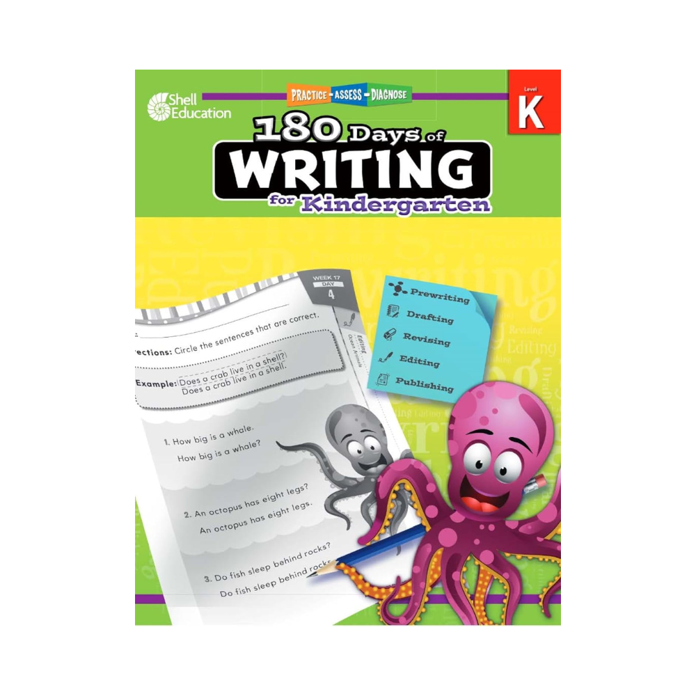 180 Days: Writing For Kindergarten – Libreria Mindbuilder