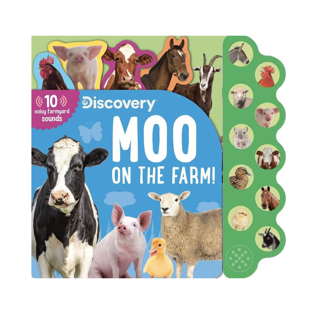 Discovery: Moo on the Farm! Sound Book – Libreria Mindbuilder