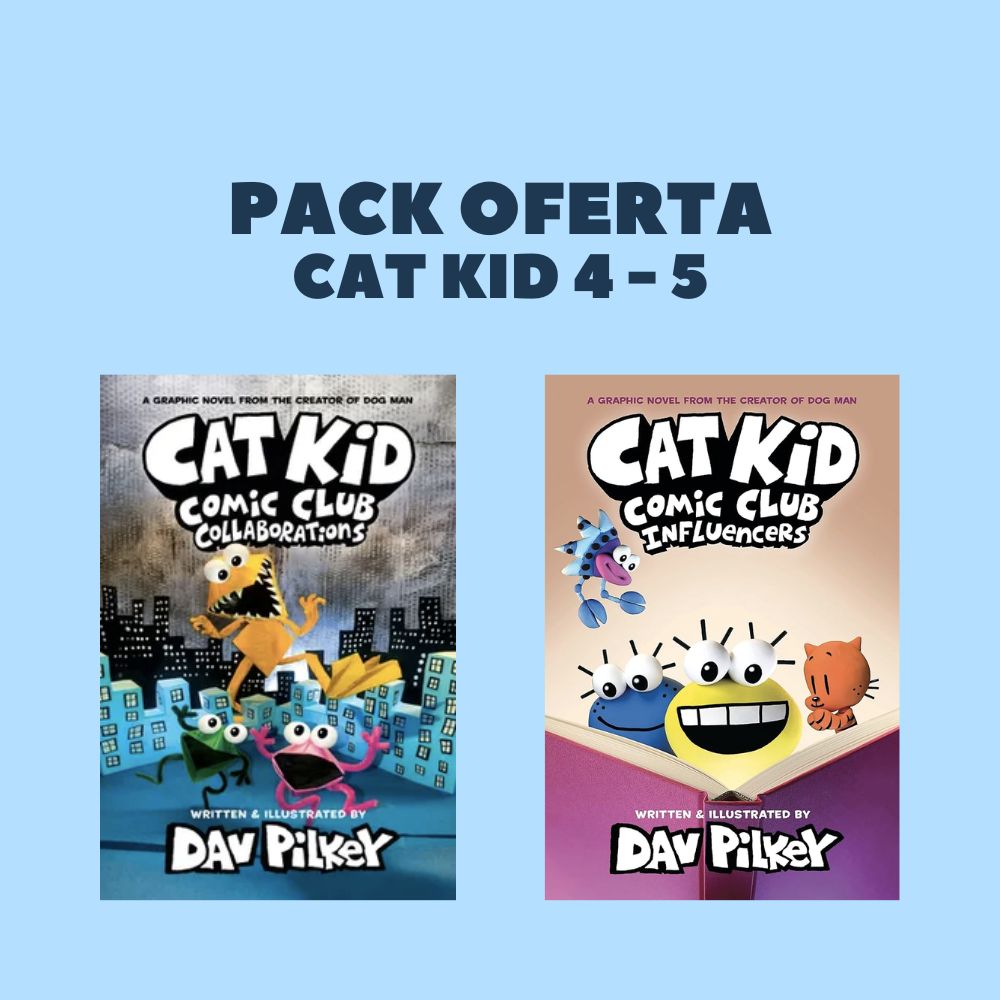Pack 2 libros CAT KID #4 y #5 – Libreria Mindbuilder