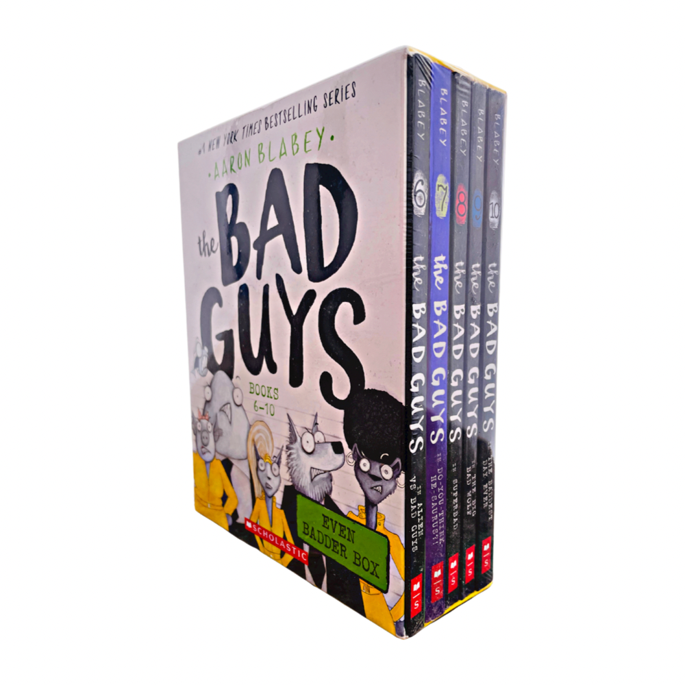 The Bad Guys Even Badder Box Set (Books #6-10) – Libreria Mindbuilder